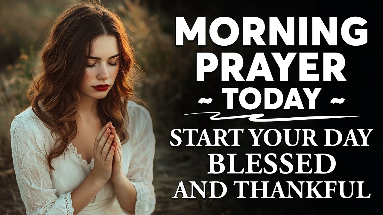 MORNING PRAYER TODAY 🙏 Start Your Day Blessed And Thankful | A Blessed ...