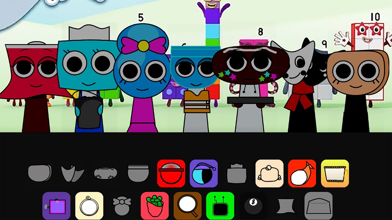 Sprunki: Incredibox x Sprunki Dandy's World But Numberblocks band ...