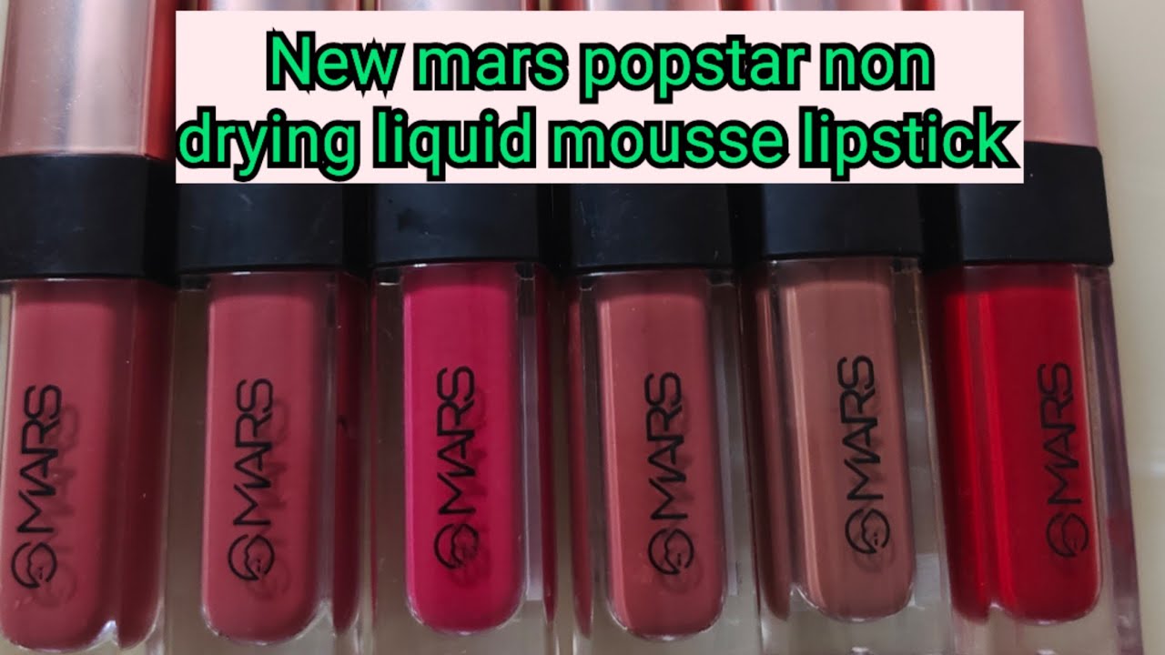 New mars popstar non drying liquid mousse lipstick #marslipstick # ...