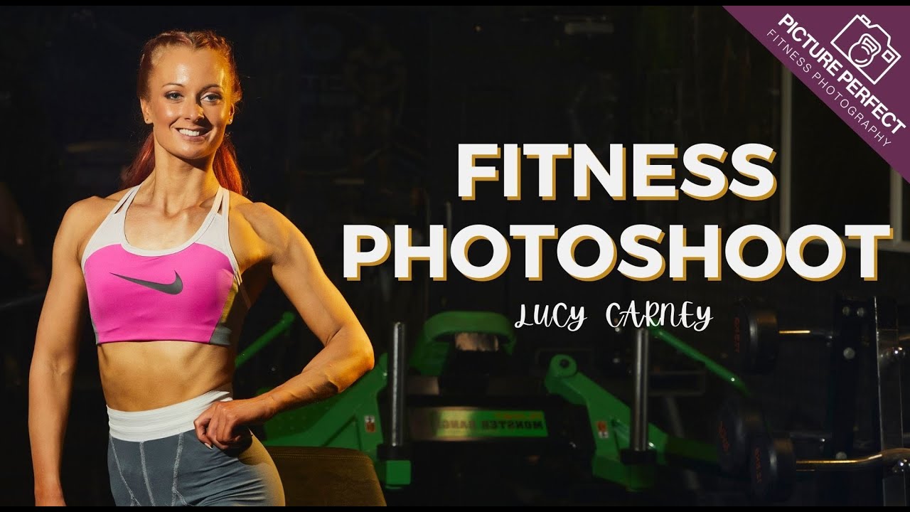 LUCY CARNEY Fitness PHOTOSHOOT Behind The Scenes - YouTube