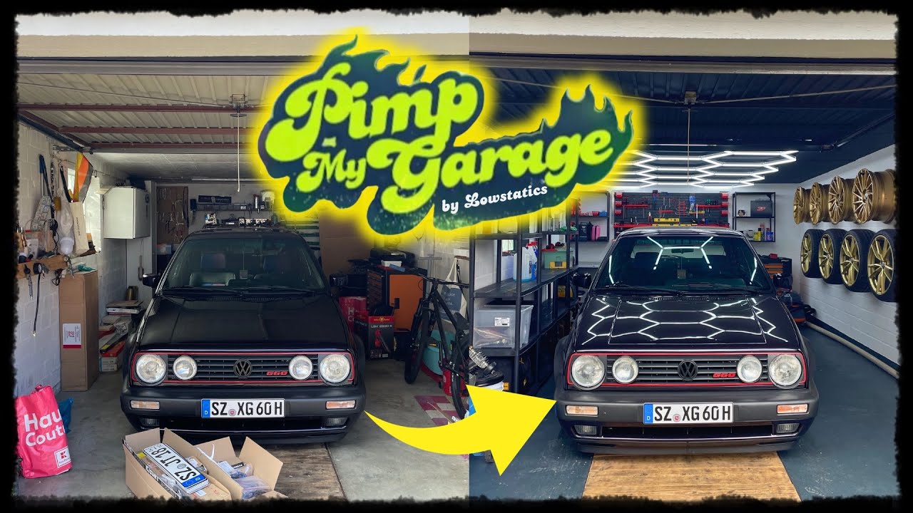 Umbau meiner Traum Garage 😍 Aus alt mach neu! ENDLICH ORDNUNG 🥹Hexagon Lights und vieles mehr ...
