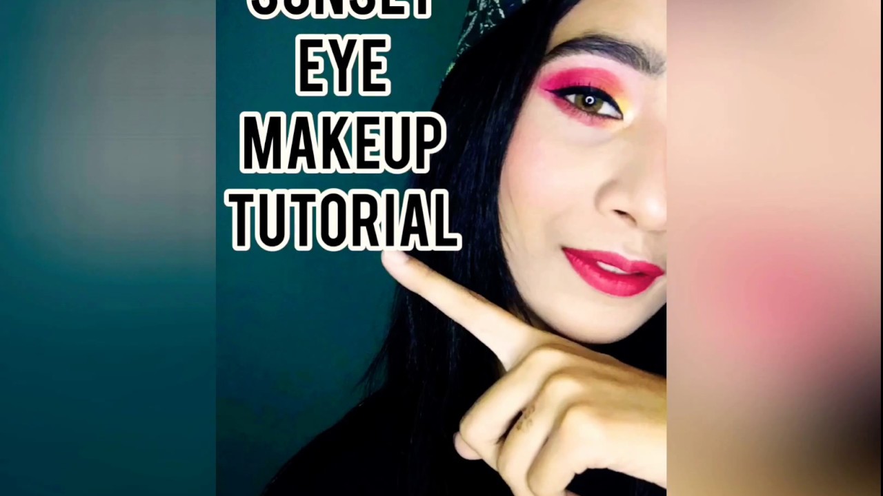 SUNSET Eye Makeup💕| Tutorial| Shara Hossain😎 - YouTube