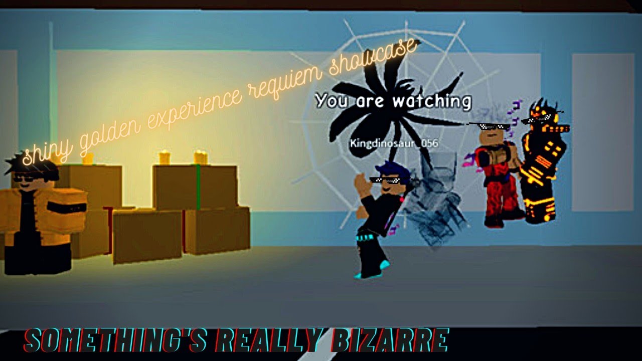 Shiny Golden experience requiem showcase |Somethings really bizarre ...
