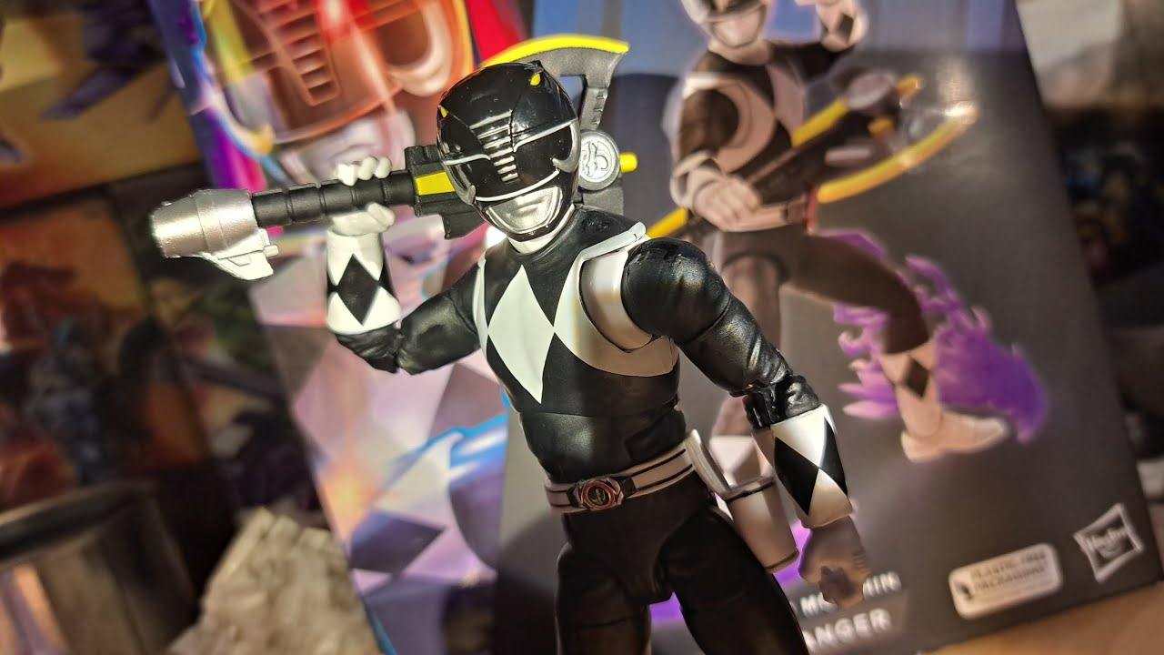 Power Rangers Lightning Collection Remastered Black Ranger Unboxing ...