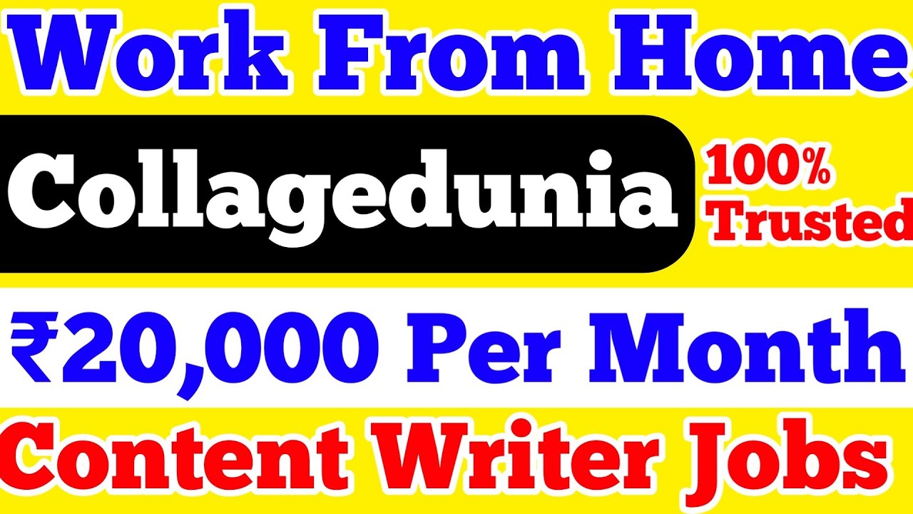 Content Writer Job Vacancy For Freshers | Collagedunia Job Recruitment ...