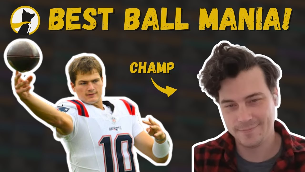 Best Ball Mania Champion Pat Kerrane Joins For A Draft - YouTube