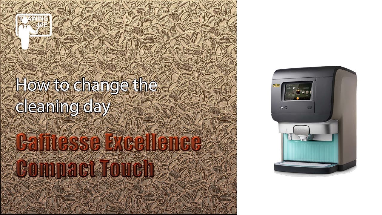 Cafitesse Excellence Compact Touch - How to change the cleaning day Eng ...