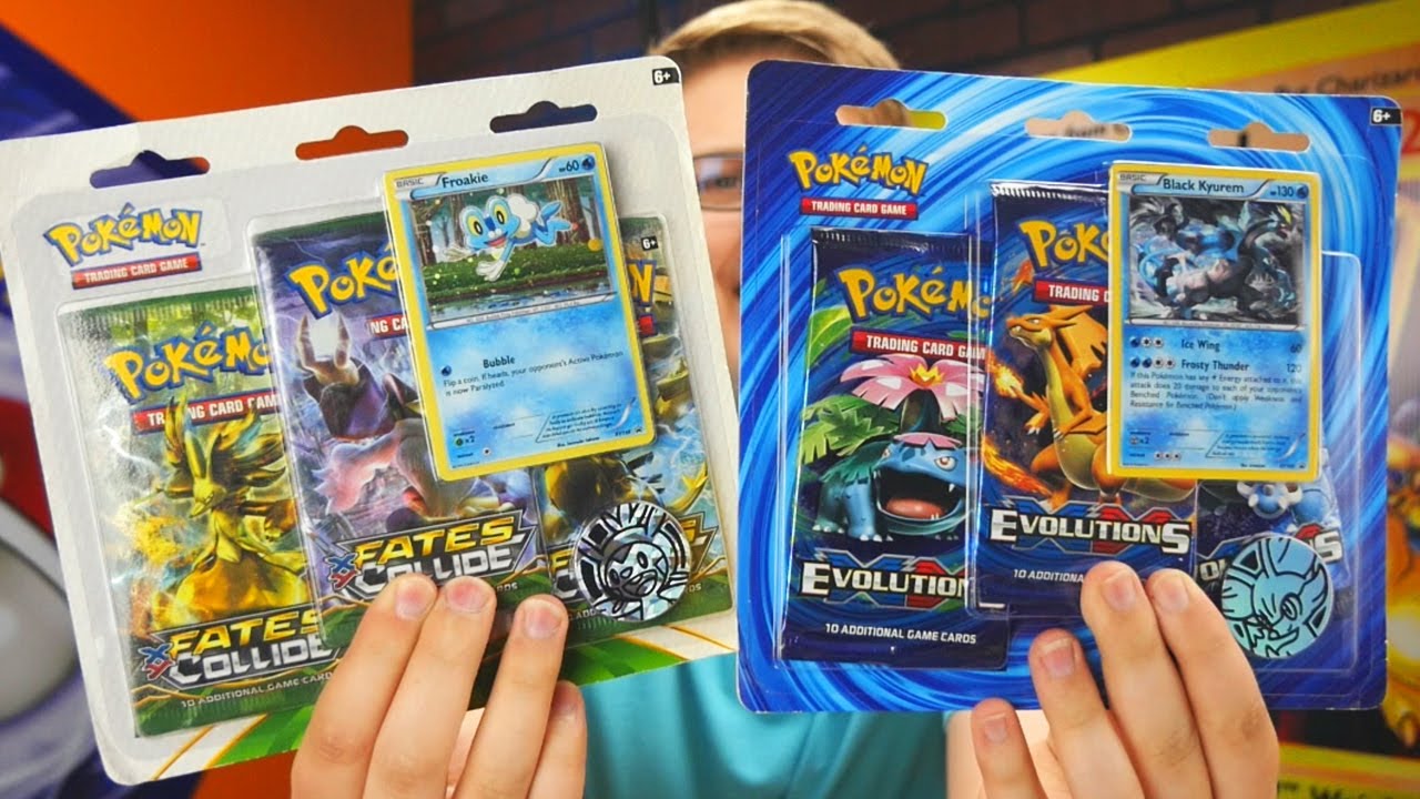 Opening Fates Collide & XY Evolution Booster Blister Packs - Pokemon ...