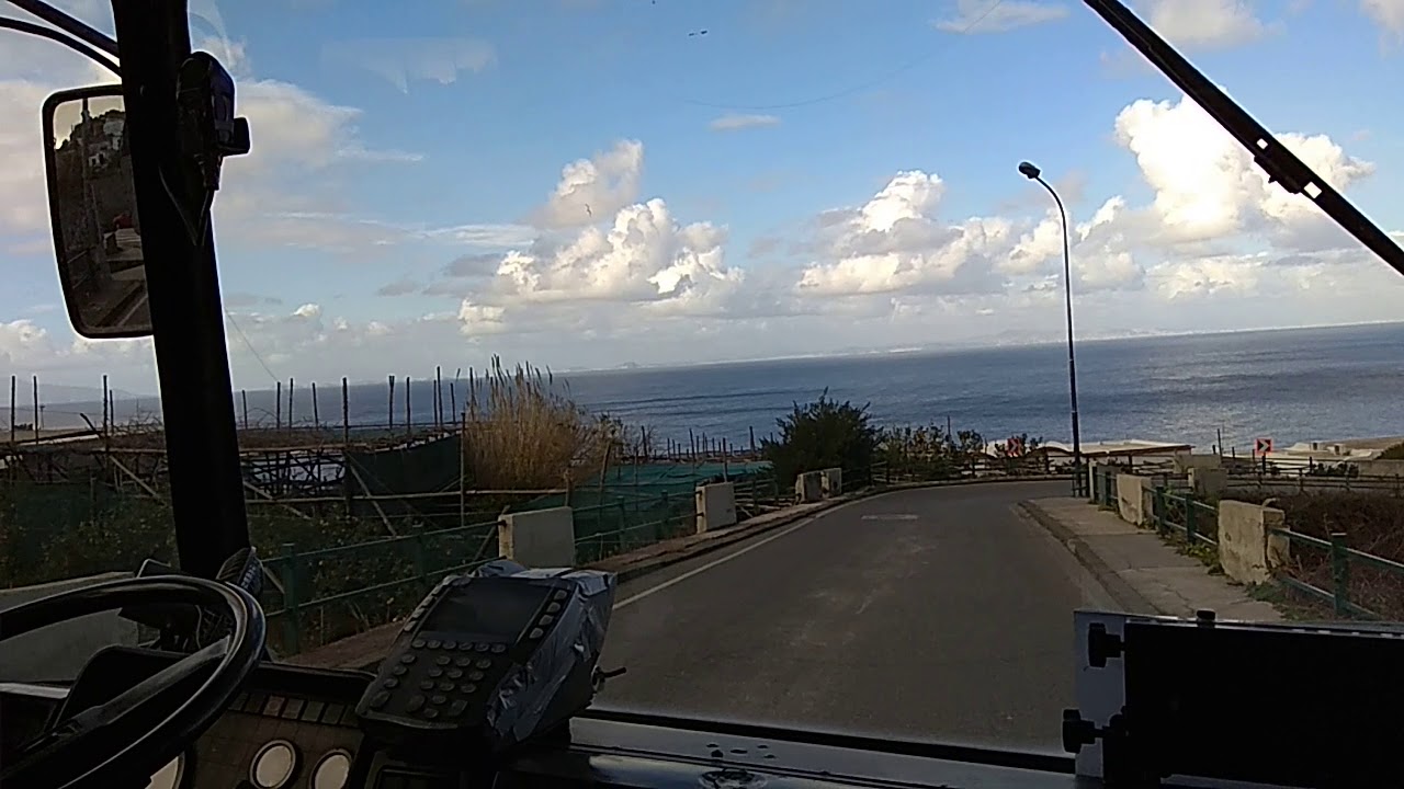 Bus trip in Capri Island - YouTube
