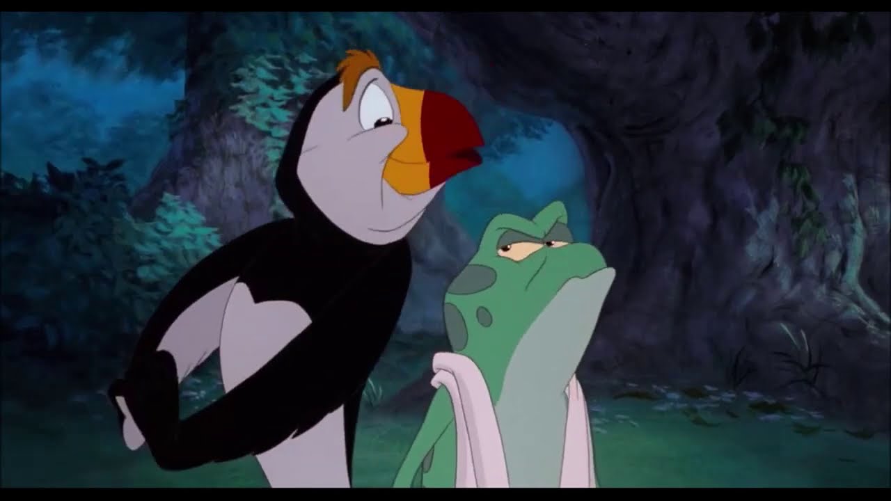 Swan Princess - Gator Chase With Cartoon SFX - YouTube