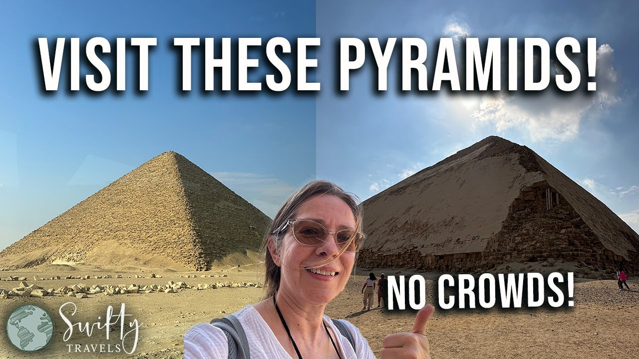 Ancient Egyptian Pyramids with NO CROWDS! Dahshur's Red Pyramid and the ...