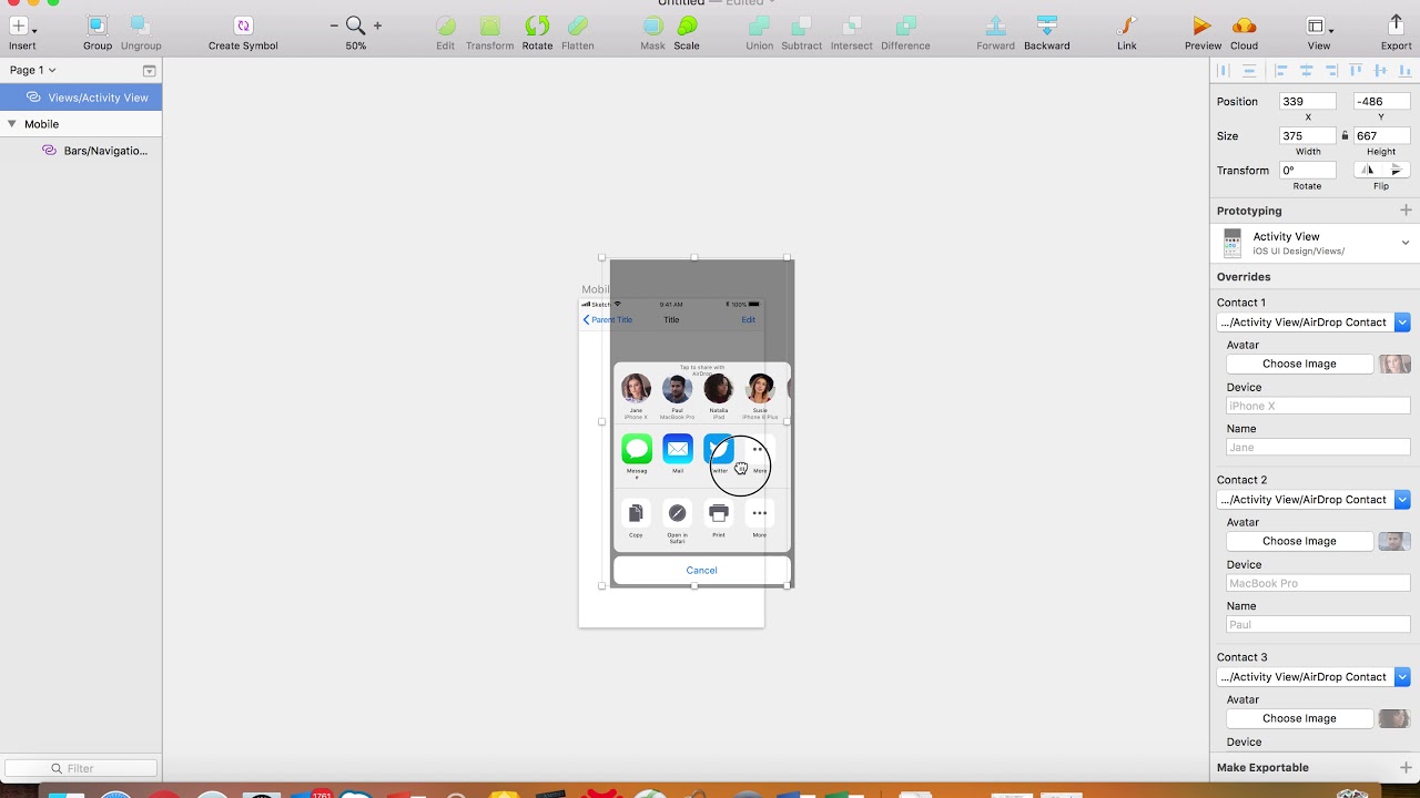 How to save the file as an image in Sketch - YouTube