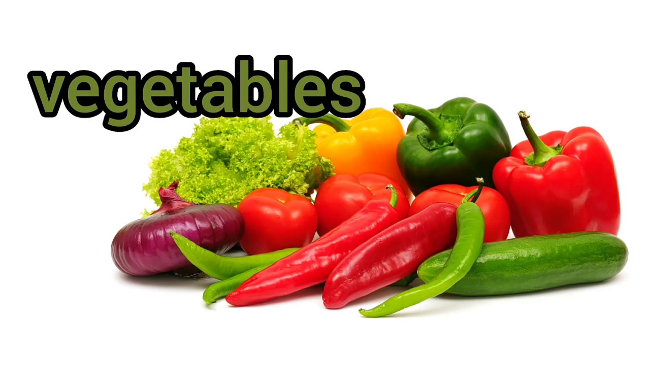 Vegetables names in American English - YouTube