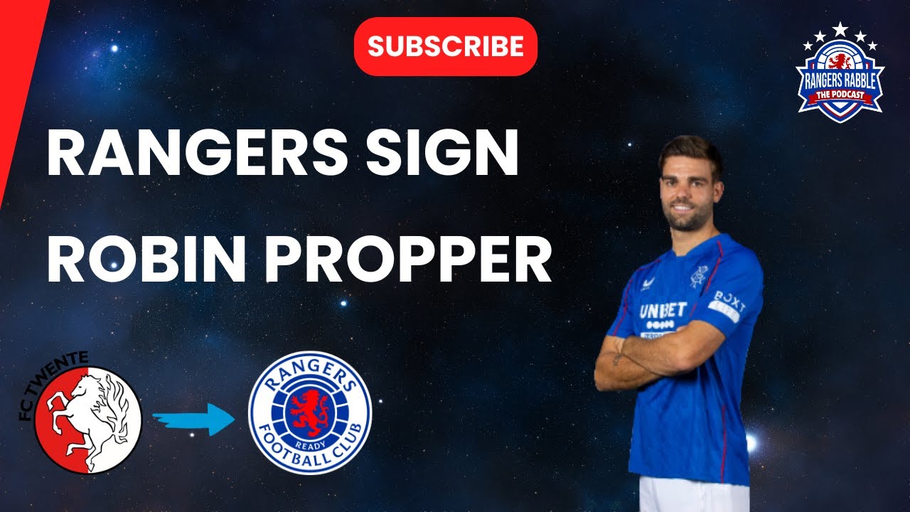 Rangers confirm the signing of Robin Pröpper - Rangers Rabble Podcast ...