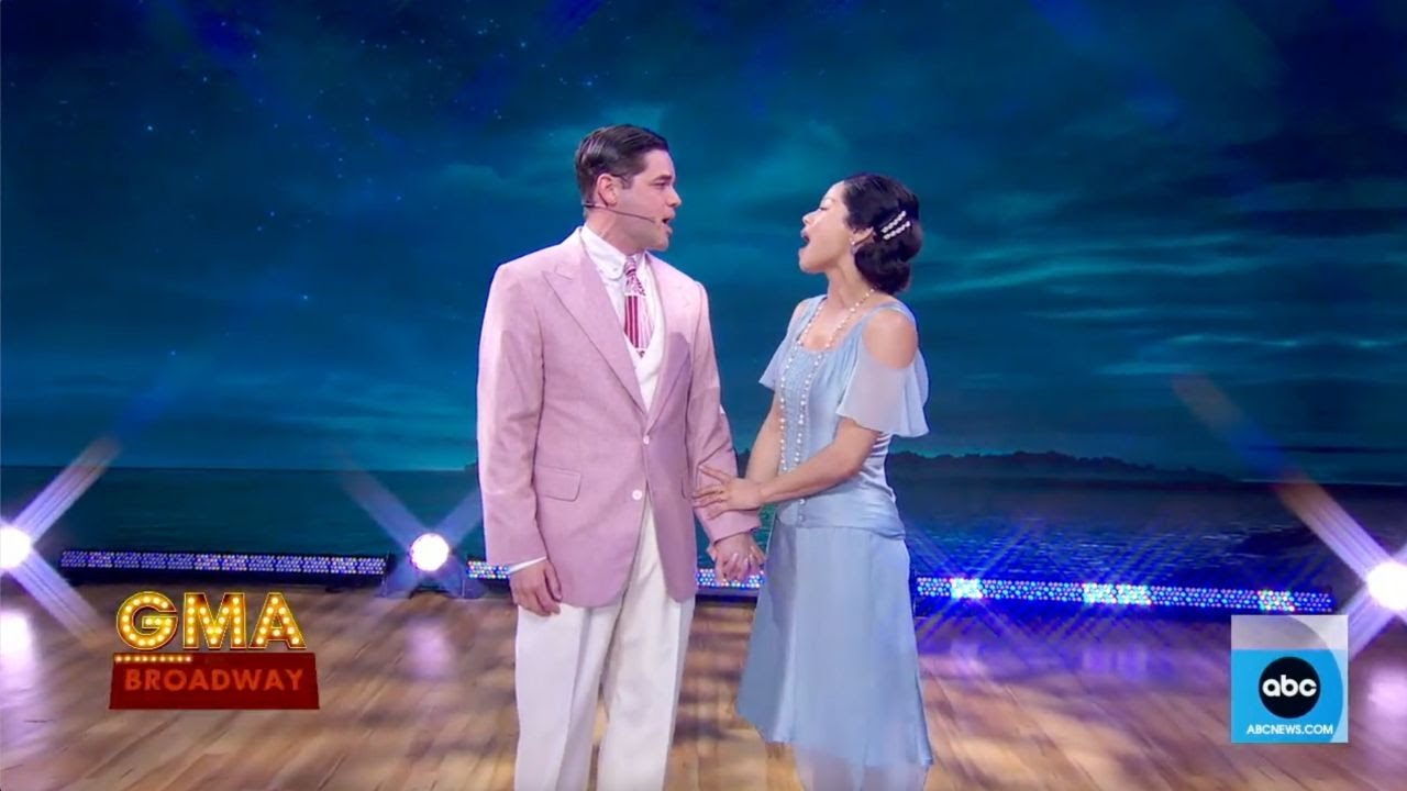 Jeremy Jordan, Eva Noblezada, and the cast of The Great Gatsby on Good ...
