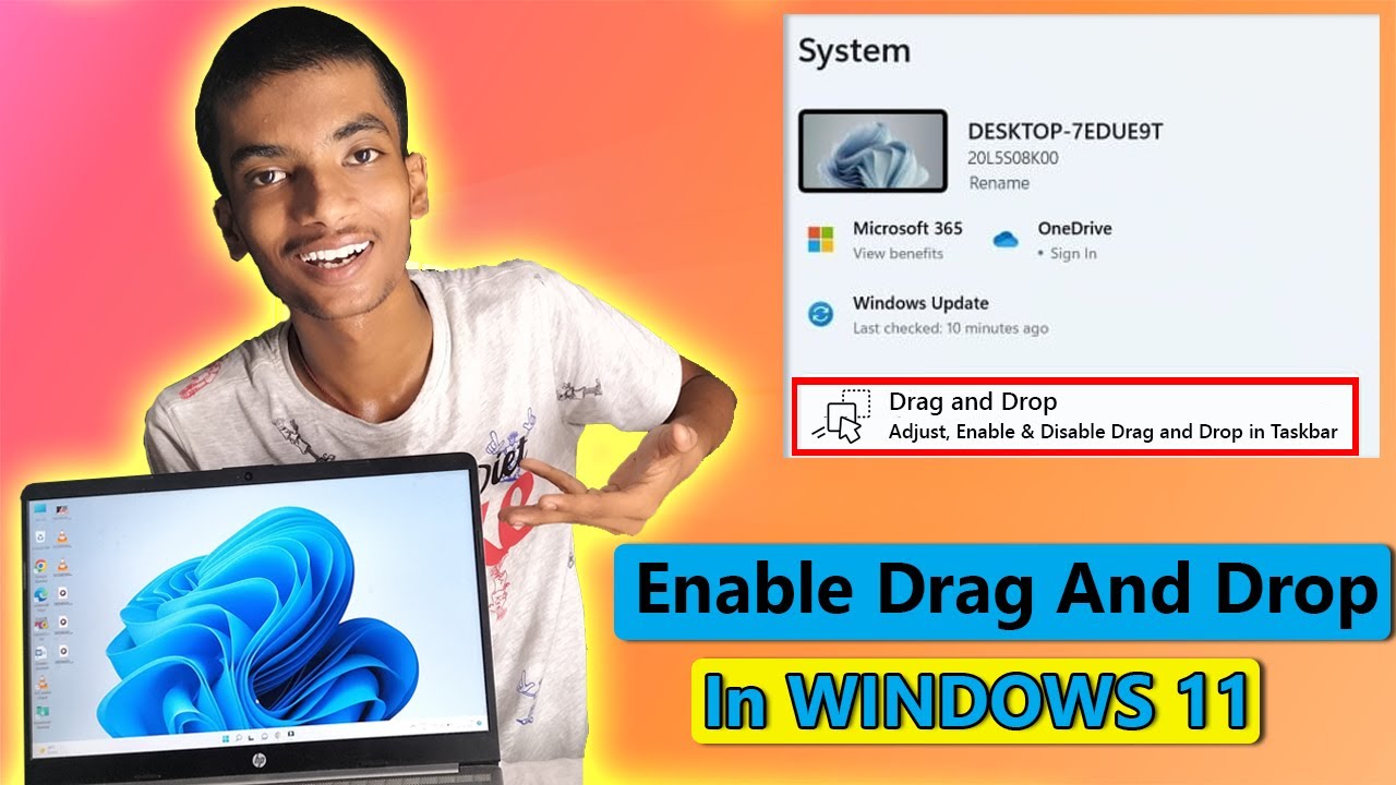 How To Enable Drag And Drop In Windows 11 | Windows 11 Drag And Drop ...