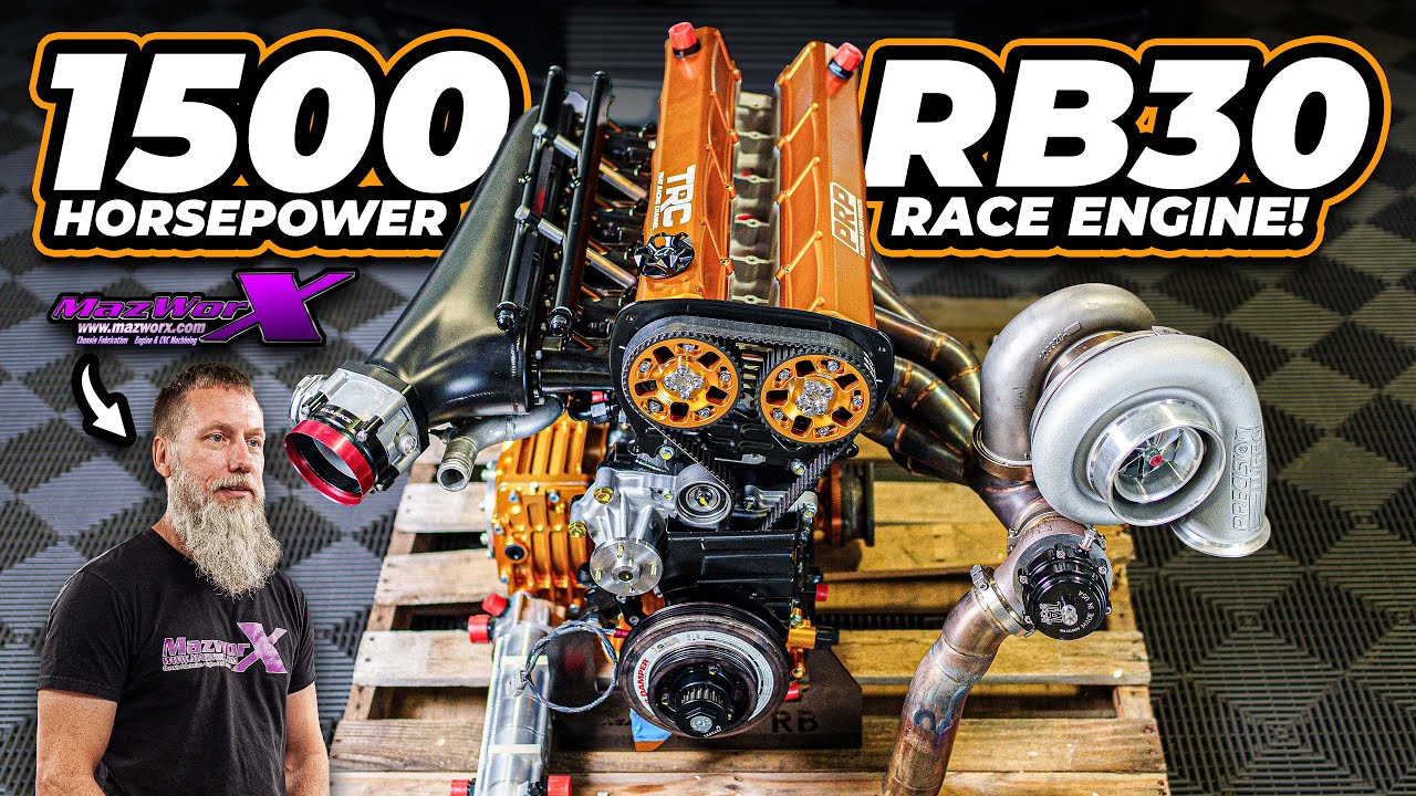 1500HP RB30 Race Engine Build | Full Start to Finish with Mazworx - YouTube
