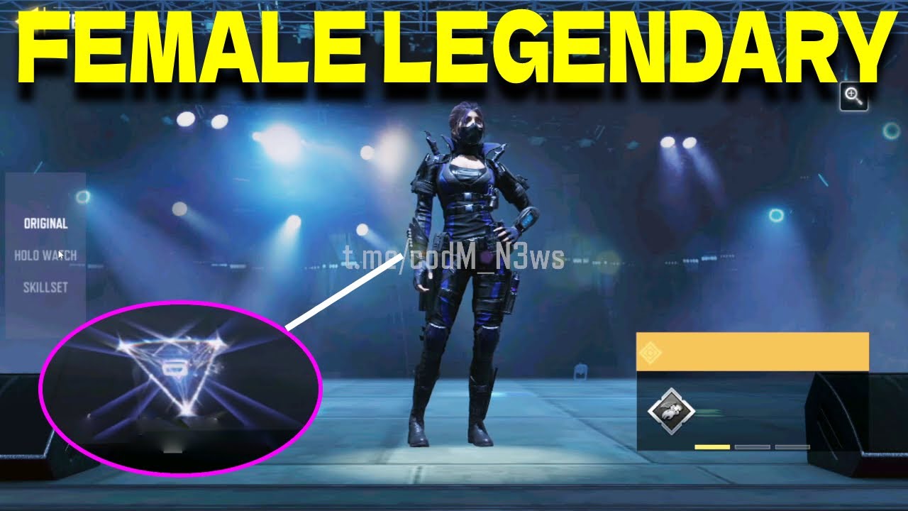 😍Next Female Legendary Character - NYX - Popstar in COD Mobile - YouTube