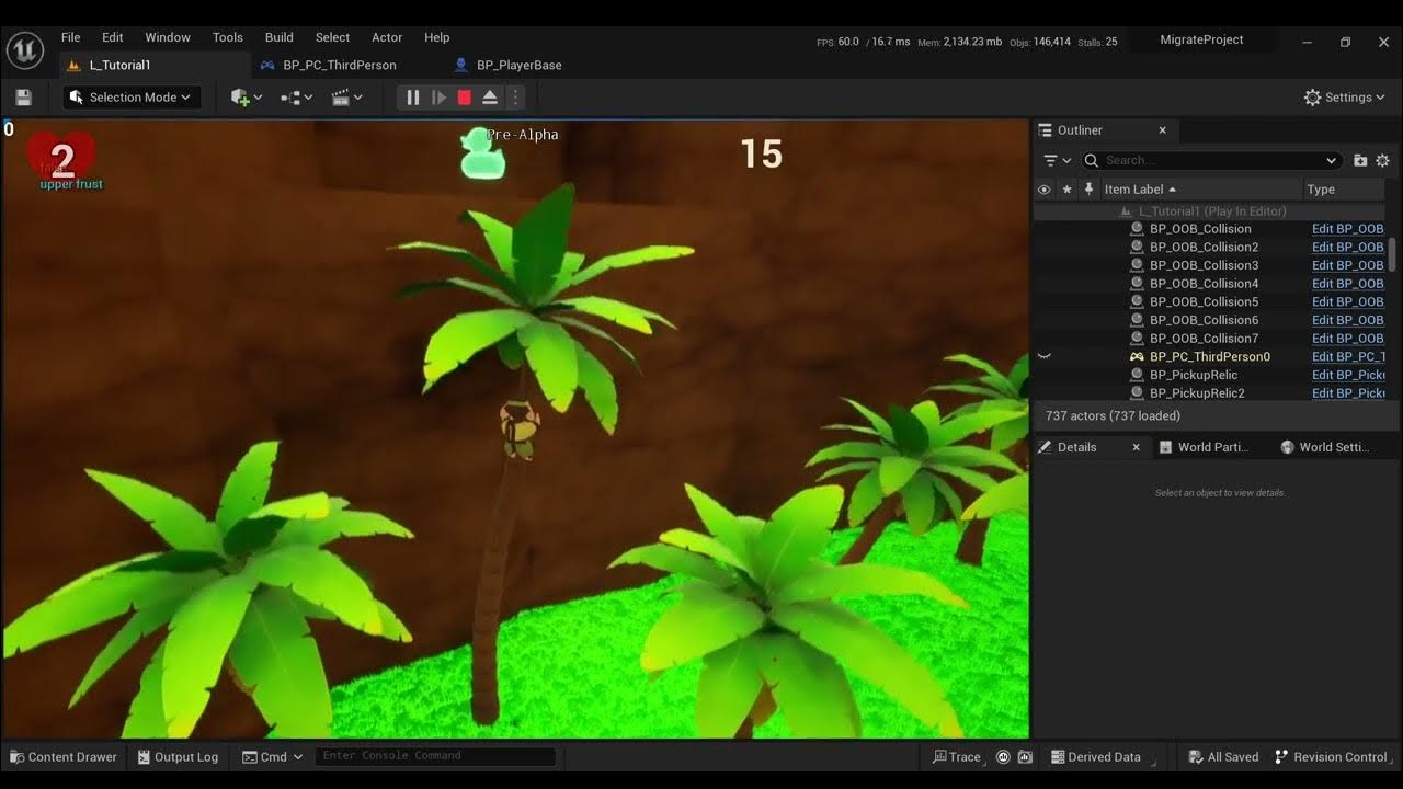 Jungle Jim Devlog 06/30/2024 - 1 YEAR PROGRESS Tutorial Level Progress Update - YouTube
