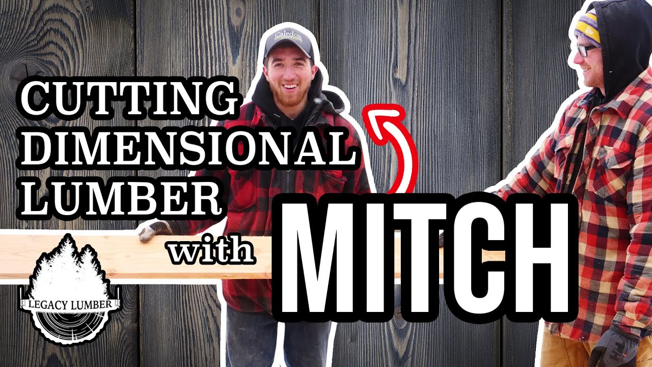 Ohsweken Project: Part 4 - Cutting Dimensional Lumber with Mitch on our ...