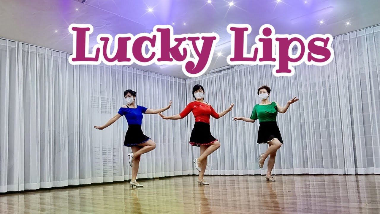 Lucky Lips Line Dance (Absolute Beginner)/ Gary Lafferty(UK)- January 2023 - YouTube