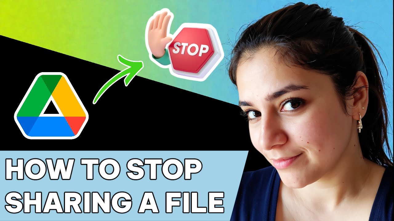 How to stop sharing a file in Google Drive - YouTube