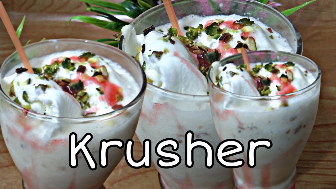 Krusher recipe | Tasty summer drink in just 3 min - YouTube