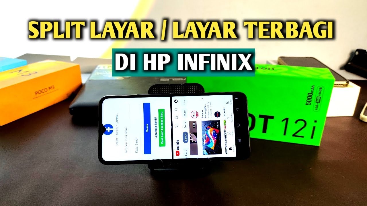 TUTORIAL⁉️SPLIT LAYAR / LAYAR TERBAGI DI HP INFINIX ‼️ #Baidawigadget ...