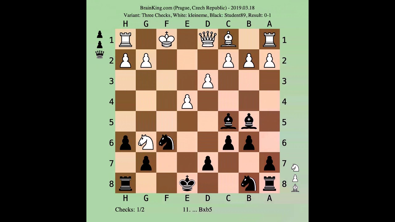 Three Checks Chess - YouTube