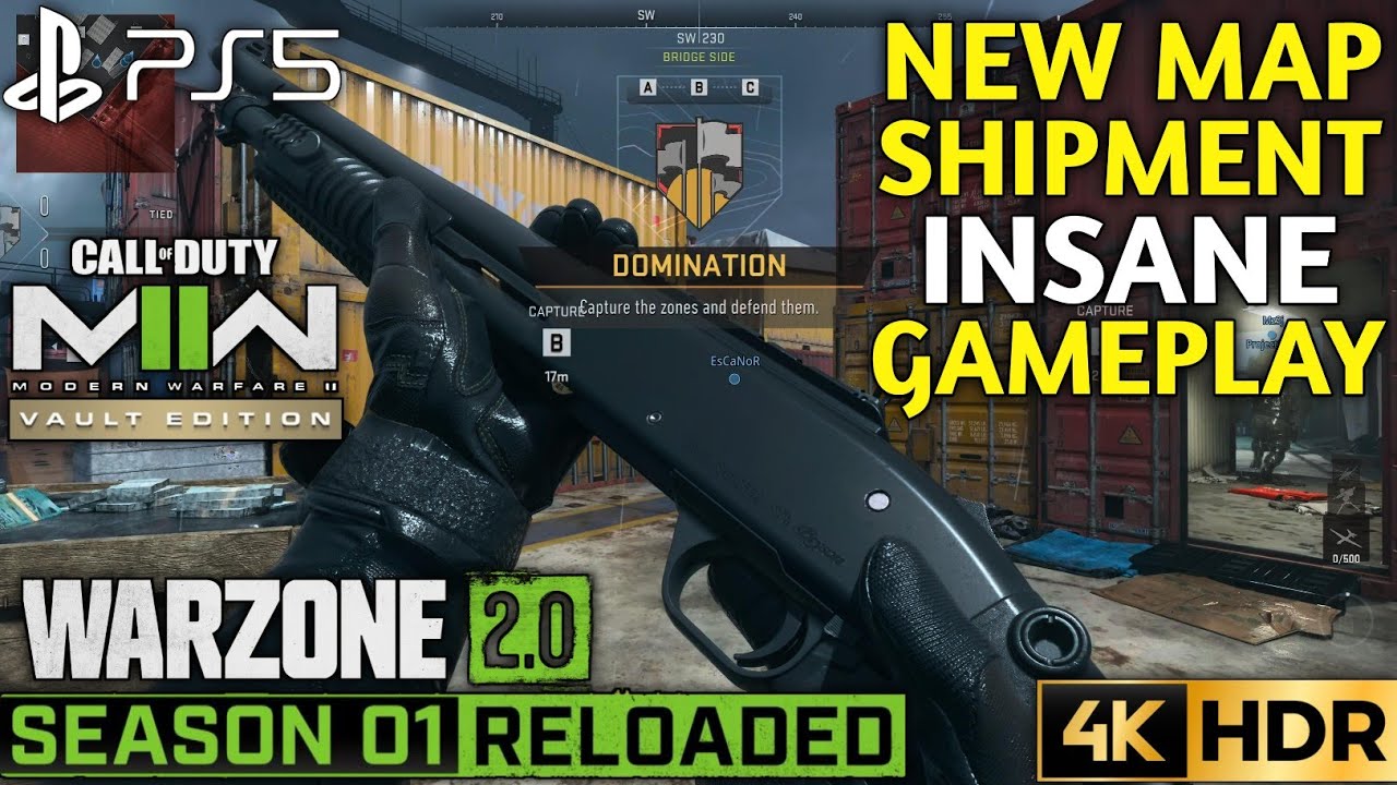 Shipment MW2 New Map Shipment Gameplay 4K HDR |PS5 MW2 Shipment Insane ...