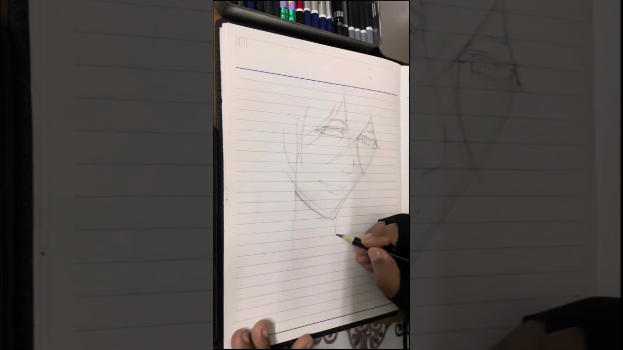 How to draw anime character | step by step | undertaker - YouTube