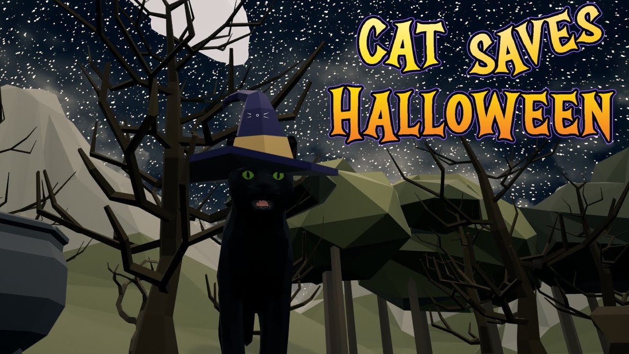 Cat Saves Halloween - Spooky Saturday - YouTube