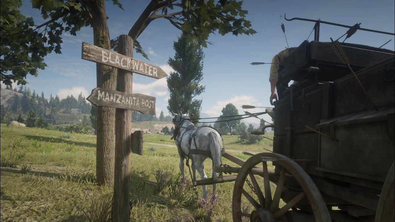 The runaway wagon from Tall Trees | Red Dead Redemption 2 - YouTube
