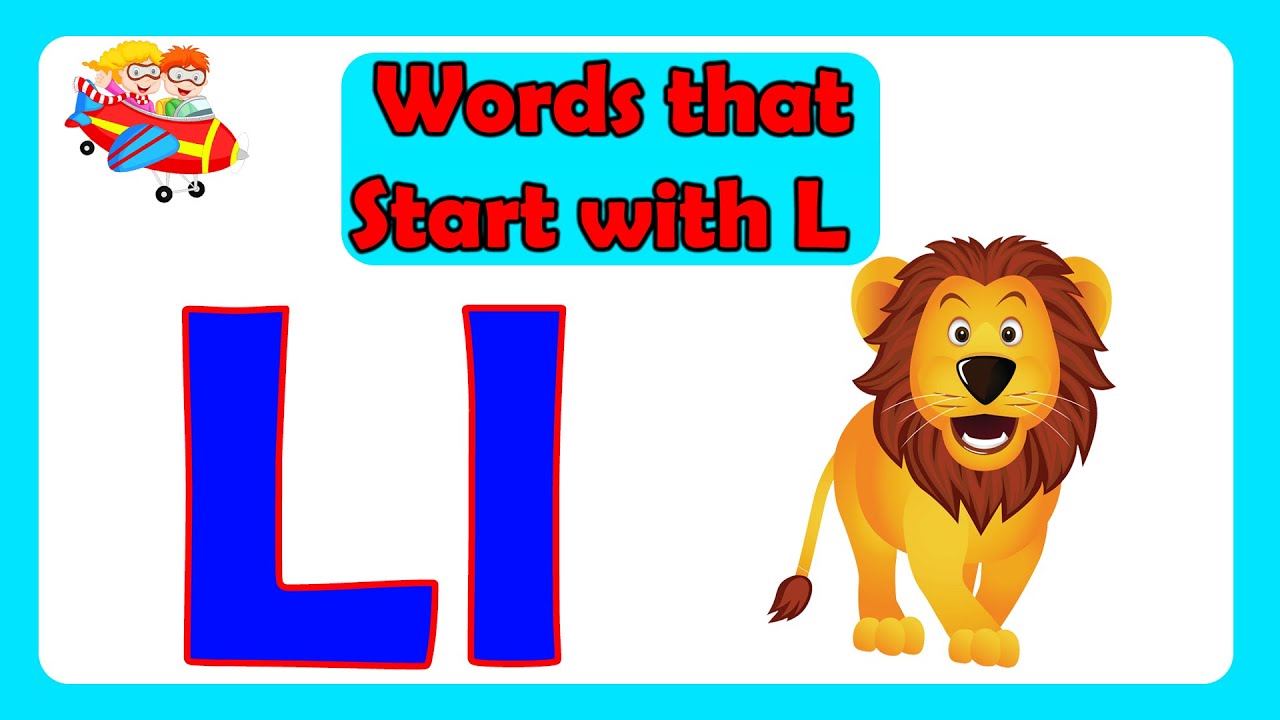 Words From L | Alphabets With Phonics | Toddlers Learning Alphabet ...