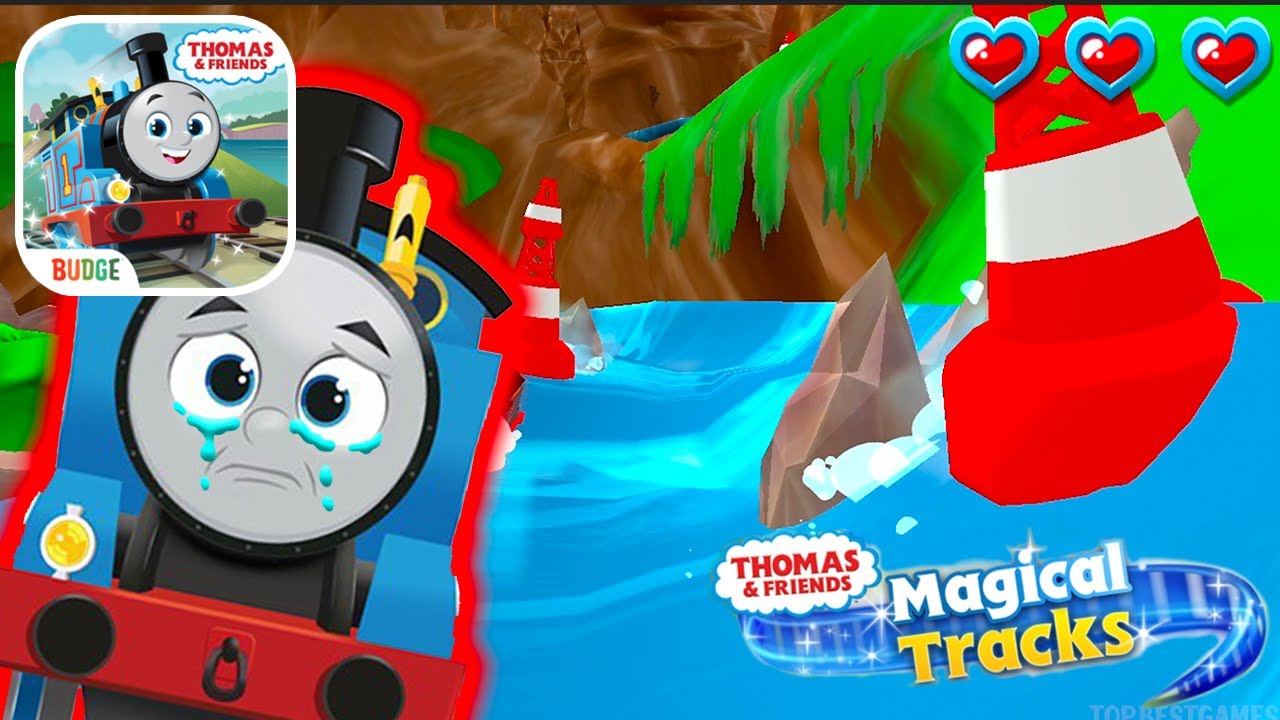 🚂🕷️⭐Thomas & Friends Magical Track #184 Thomas Escapes Waterslide ...