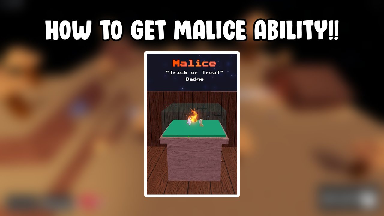 HOW TO GET THE MALICE ABILITY | ABILITY WARS - YouTube