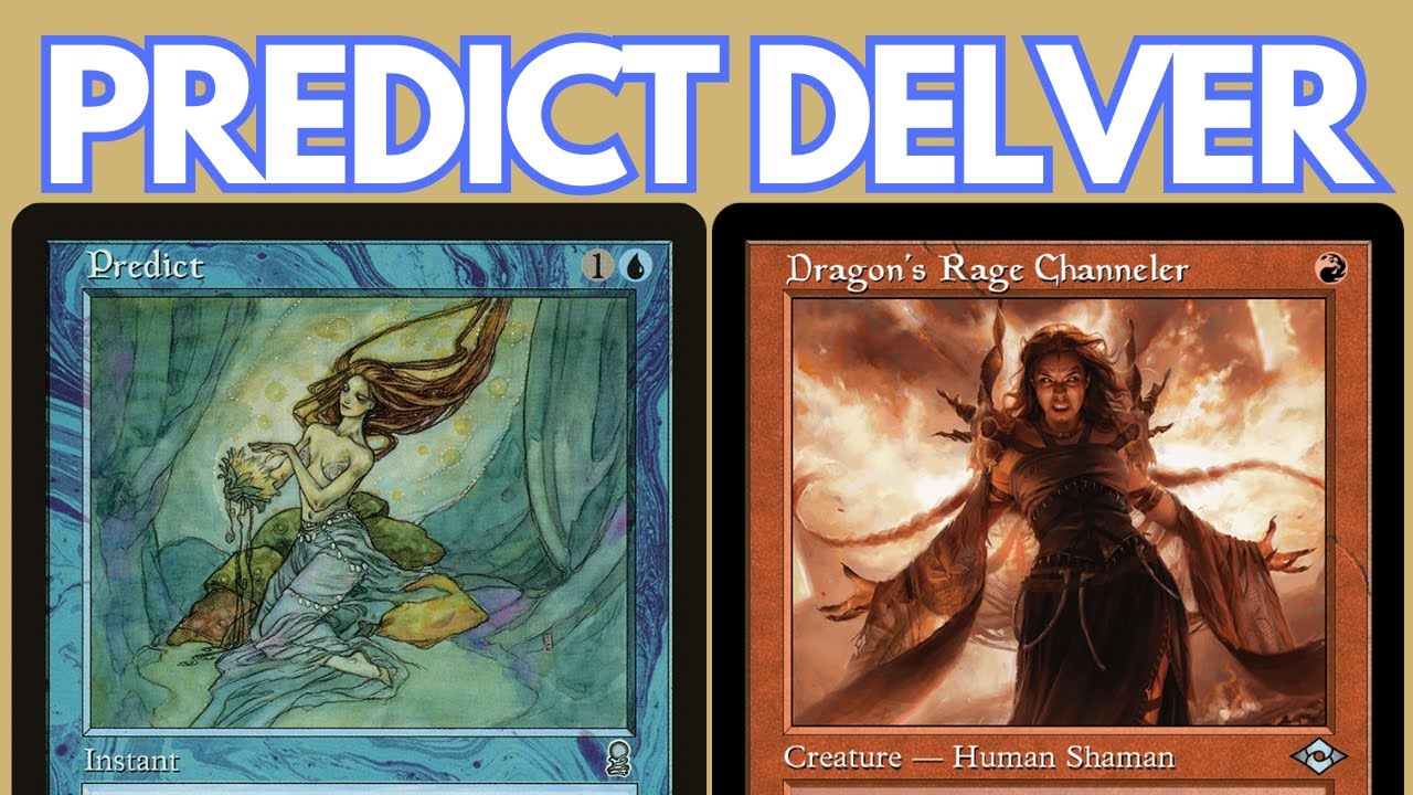 DELVER WITH CARD DRAW! Legacy UR Delver with Predict and a Chain ...