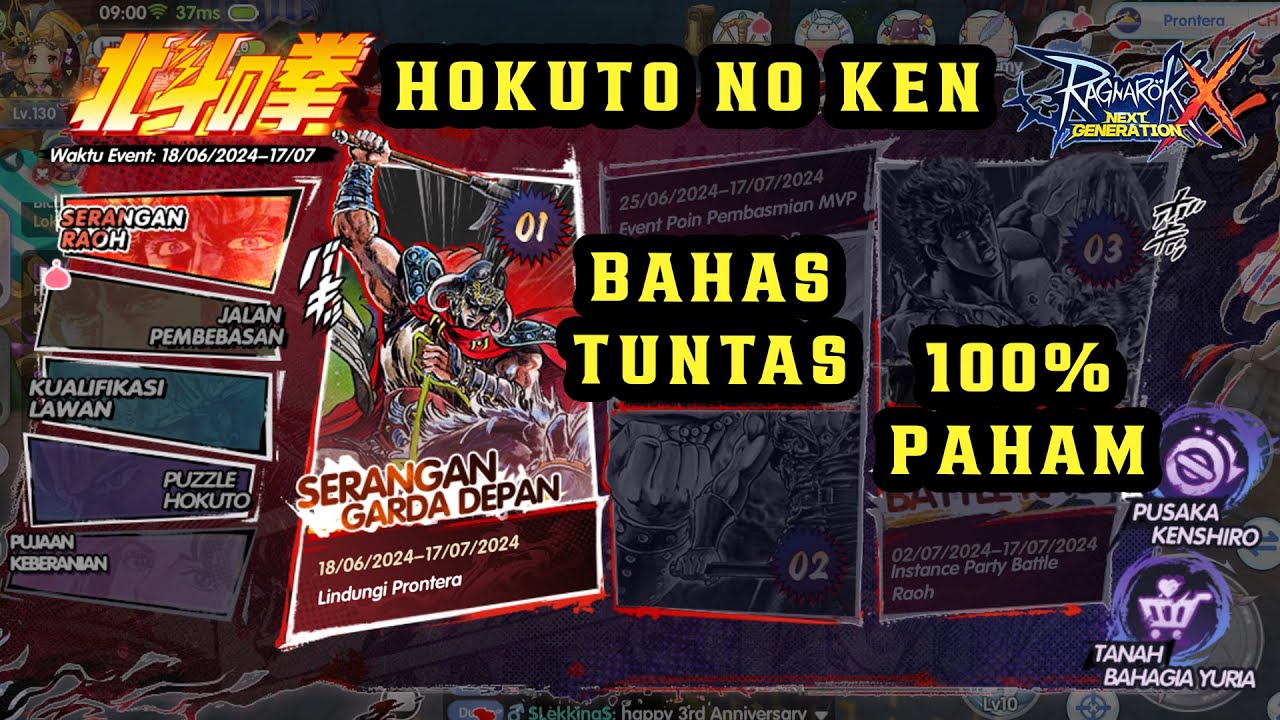 ROX - BAHAS TUNTAS COLLAB HOKUTO NO KEN !! 100% PAHAM - YouTube