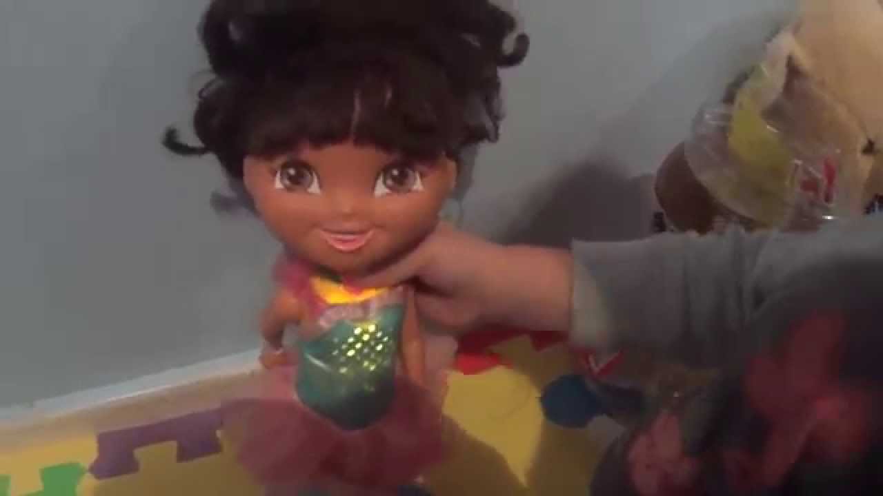playing with Talking Dora the explorer - YouTube