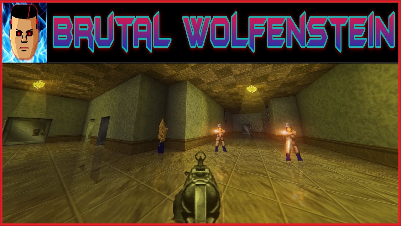 Brutal Wolfenstein 3D | Map 02 | 100% Secrets - YouTube