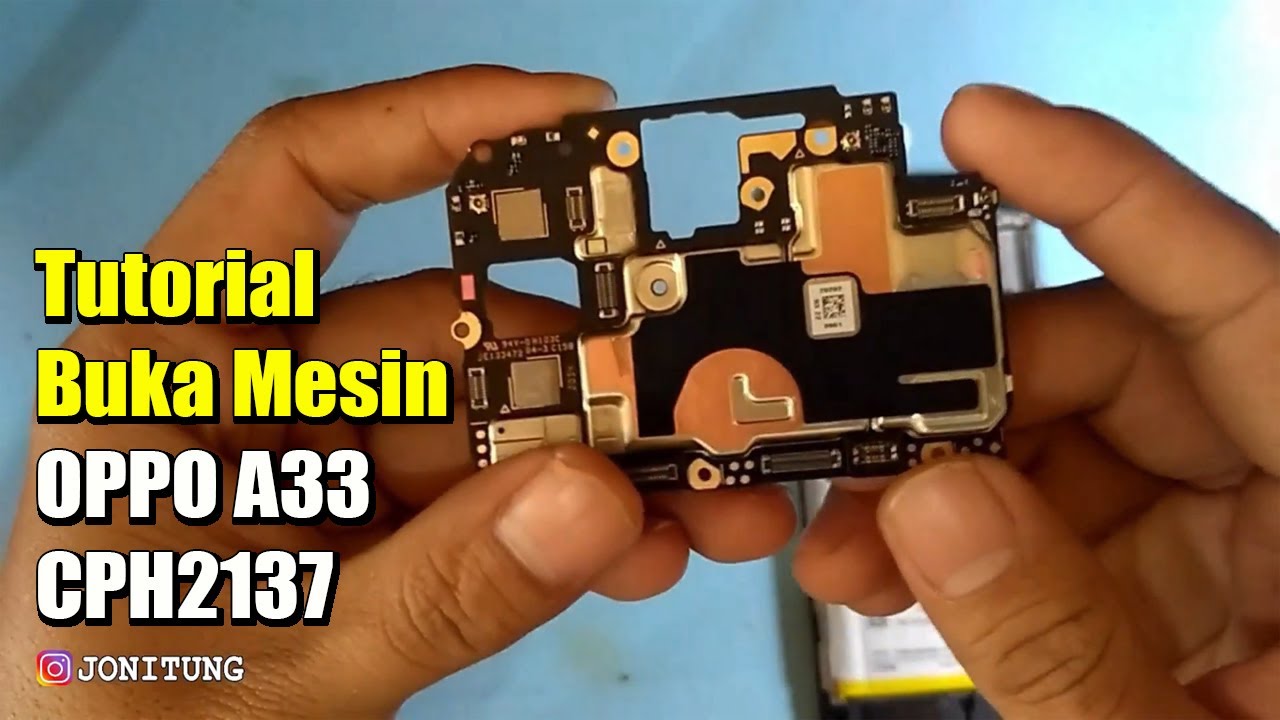 Cara Mudah Buka Mesin OPPO A33 CPH2137 - YouTube