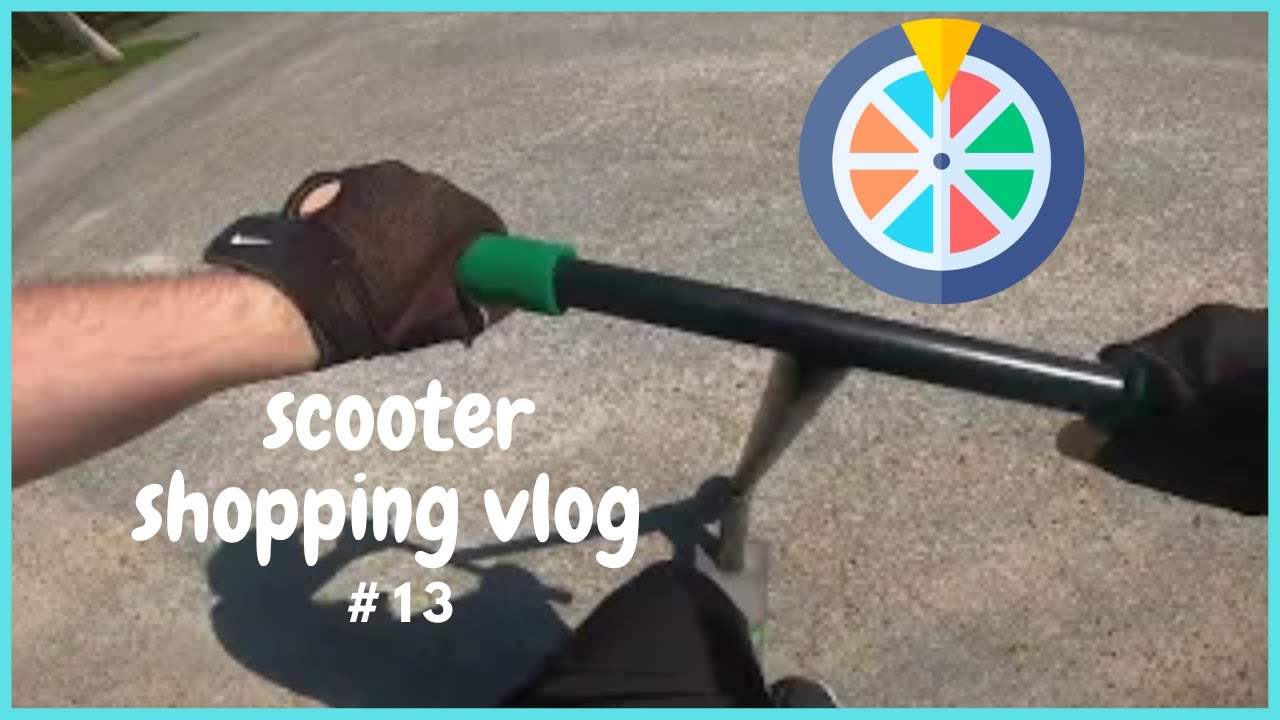 Scooter Shopping Vlog #13: The Spinner Challenge - YouTube