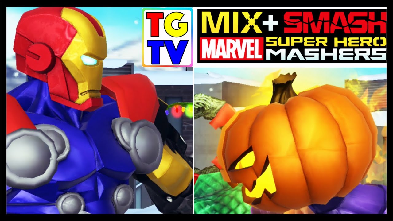Marvel Super Hero Mashers Iron Man Hulk Loki Stage 4-6 (Battles Edited ...