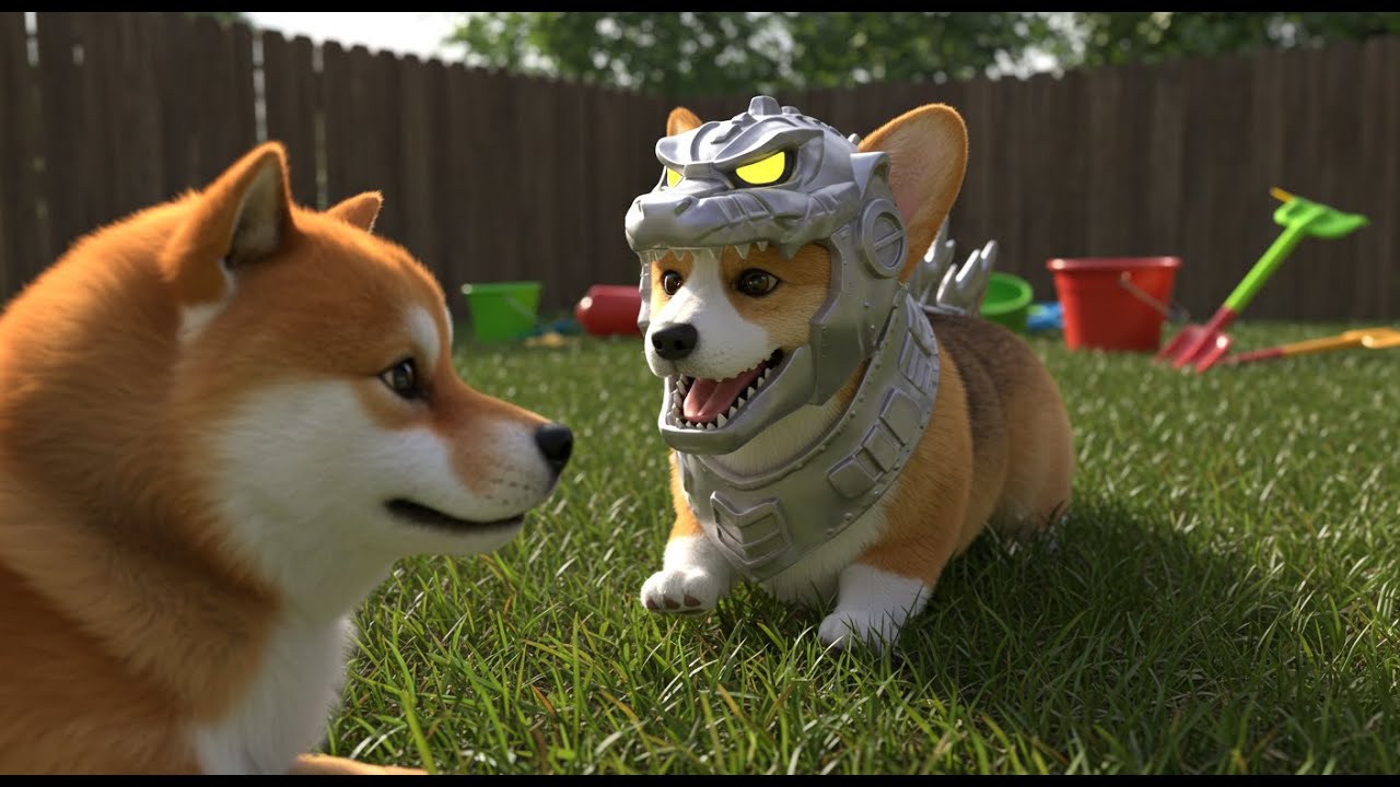 Corgi vs Shiba Adu Kostum Lucu! 🐶🦴 | Monster, Superhero, Anime - YouTube