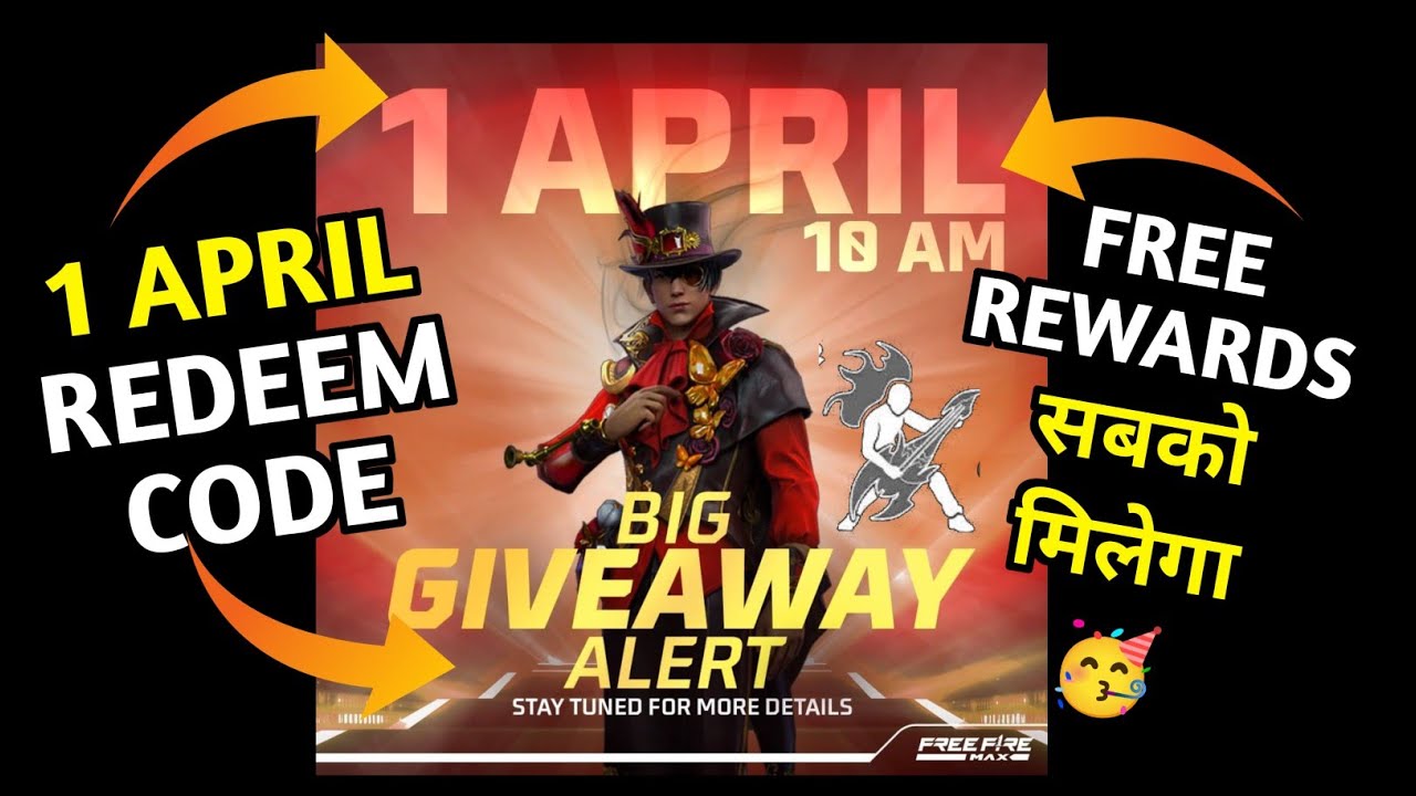 New Redeem Code 1 April Redeem Code Free Fire Free New Redeem Code 1 April Redeem Code Free Fire Free