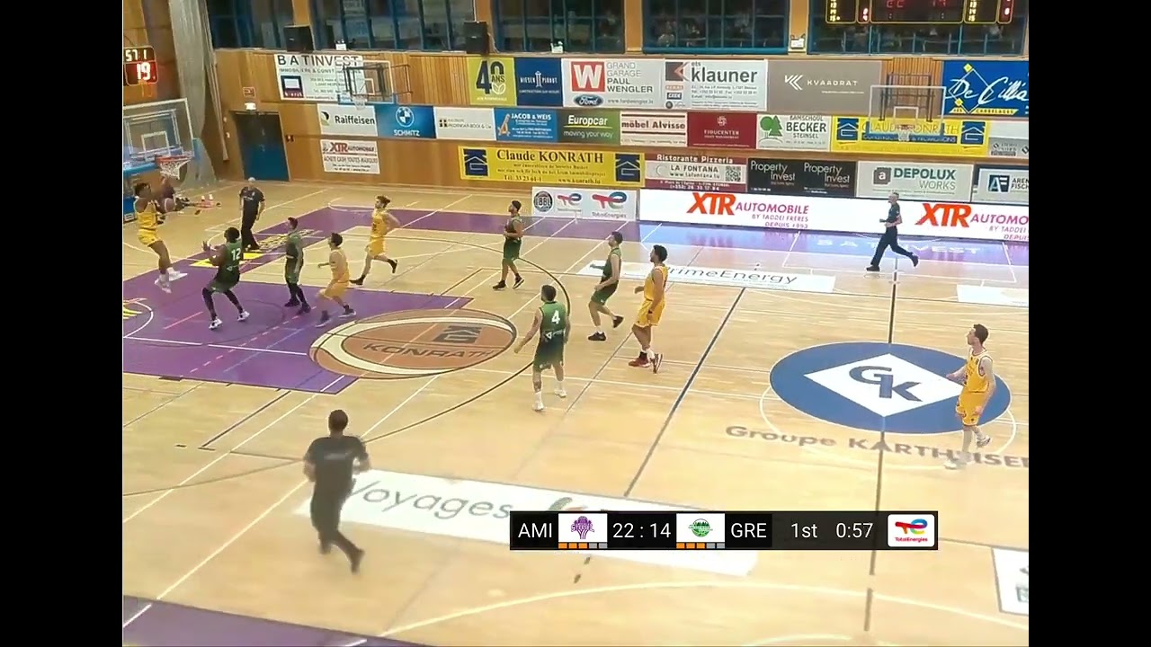 Full court alley oop Bob Melcher to Tremell Murphy - YouTube