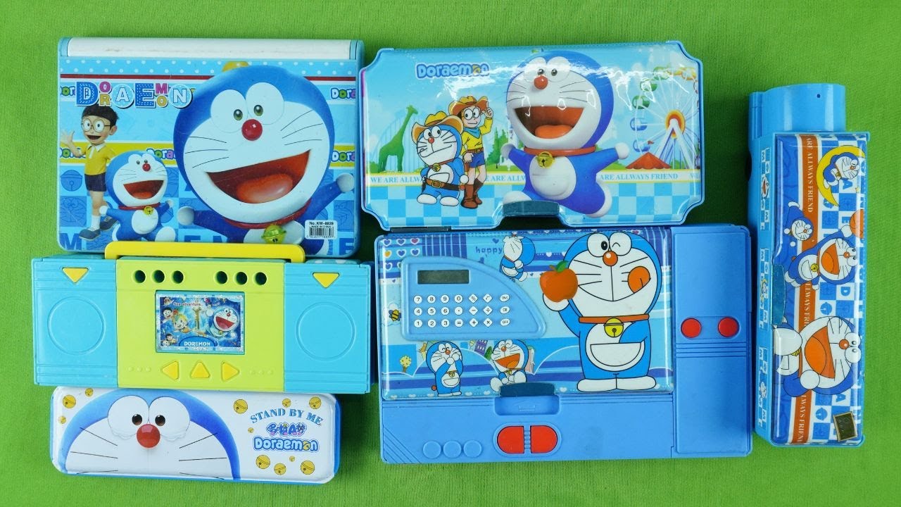 Doraemon Pencil Box Collection - YouTube