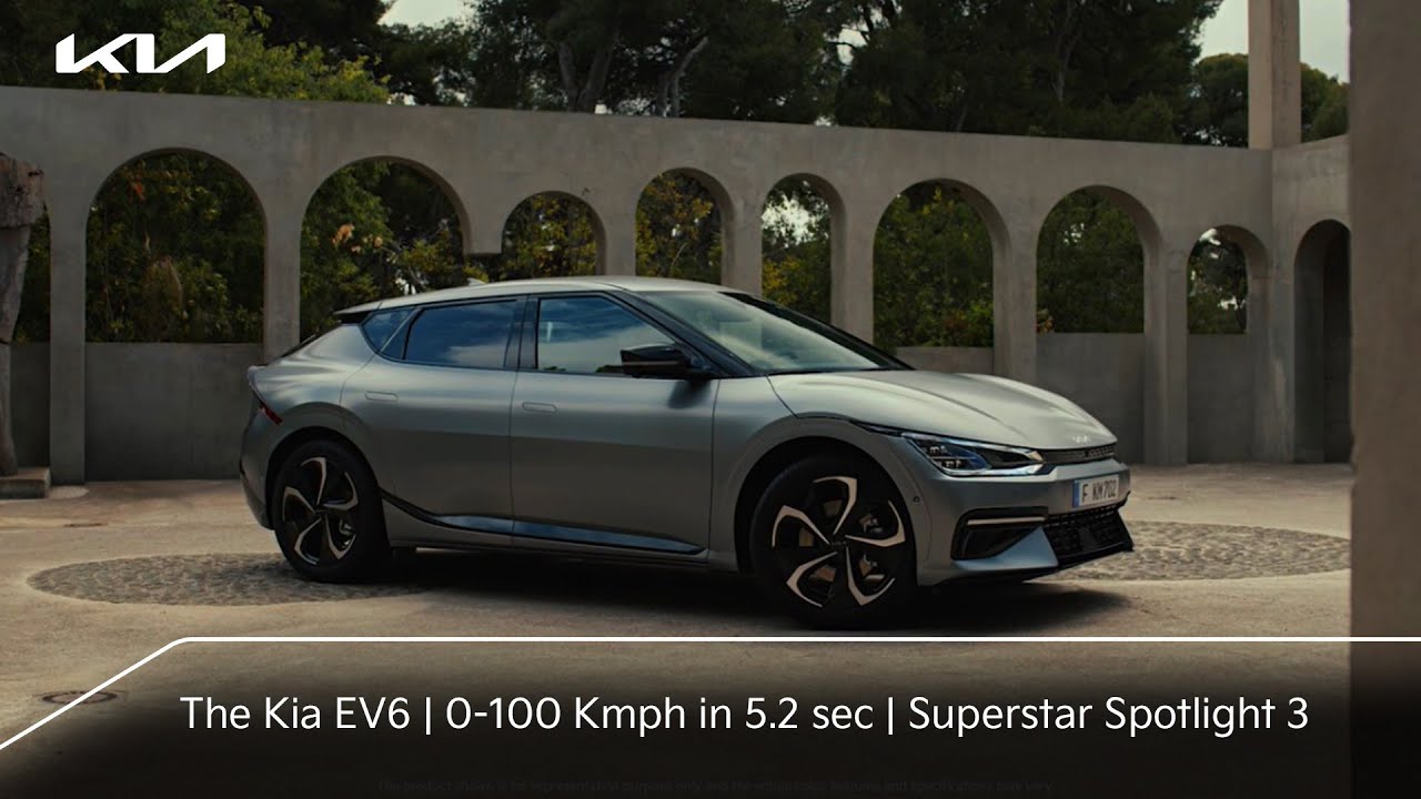 The Kia EV6 | 0-100 Kmph in 5.2 sec | Superstar Spotlight 3 - YouTube