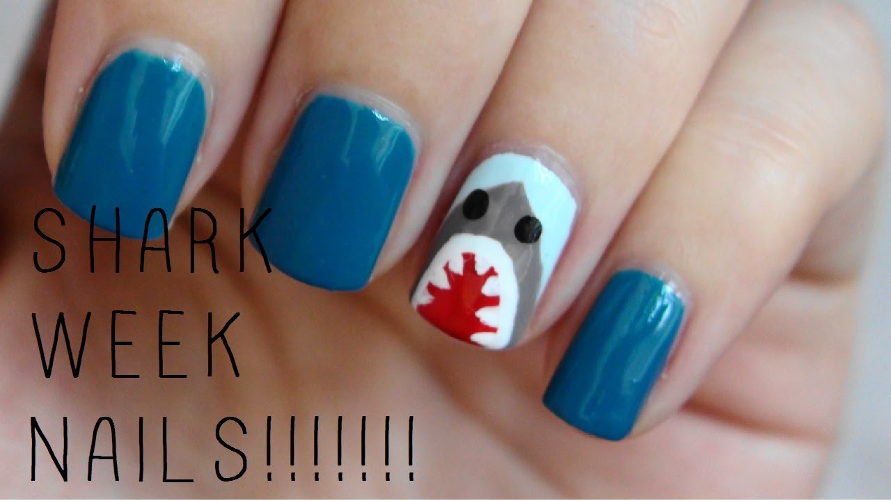 Shark Nail Art