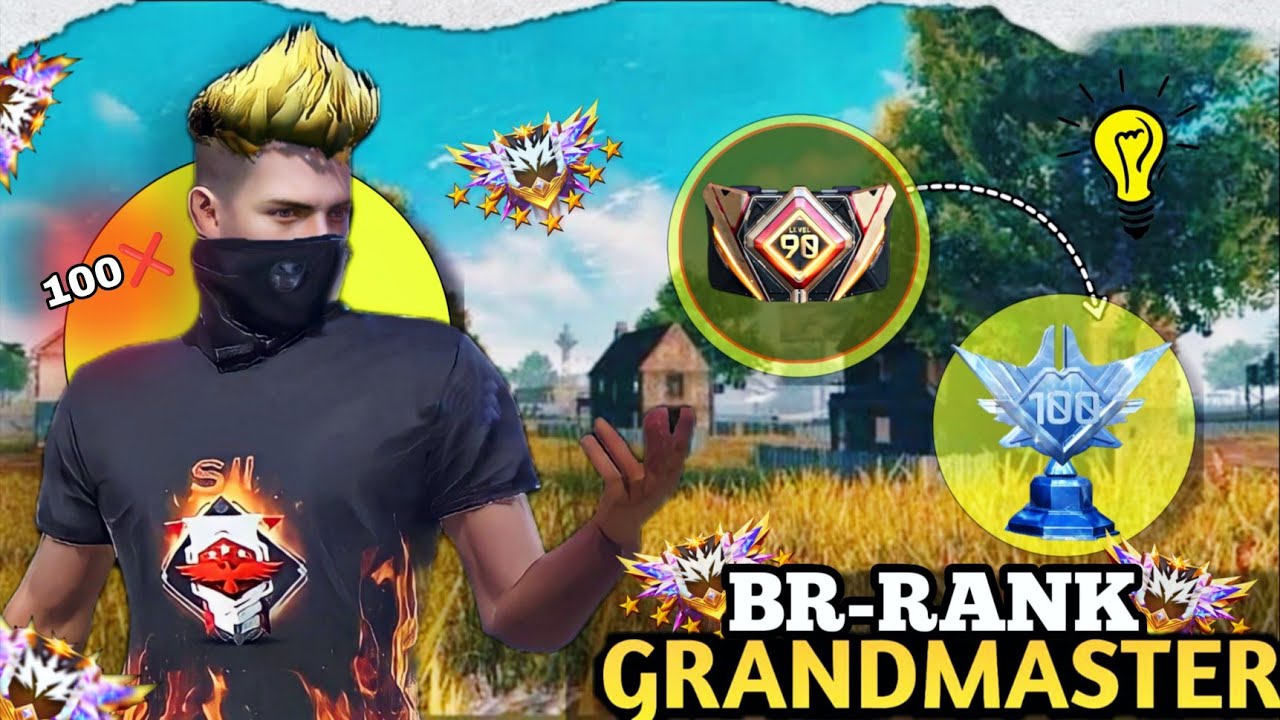 Bronze To Grandmaster - Level 100 😱🔥 In Br | Free Fire Solo Rank ...